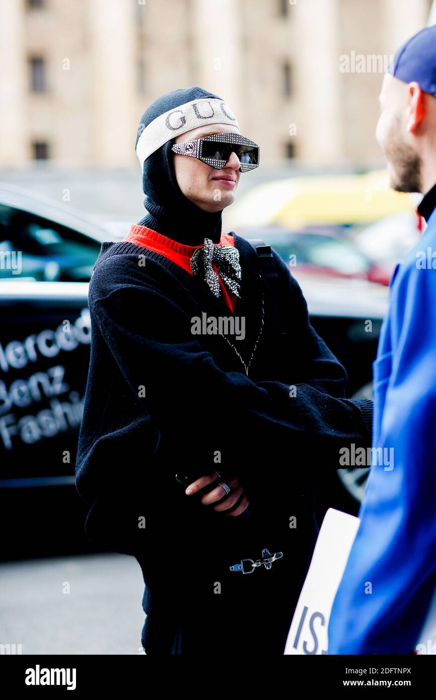 Street style, Dave Waldorf arriving at Ingorokva spring summer 2019 ...