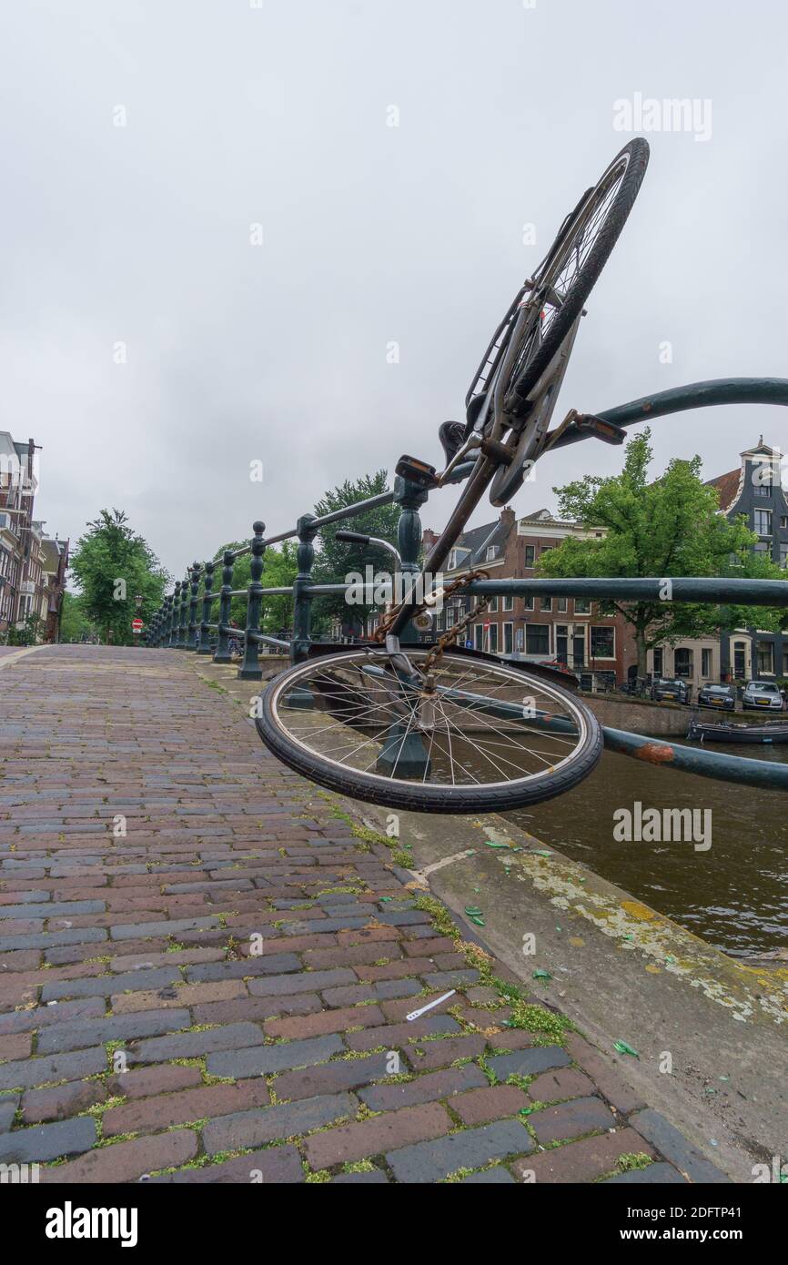 Bike railing hi-res stock photography and images - Alamy