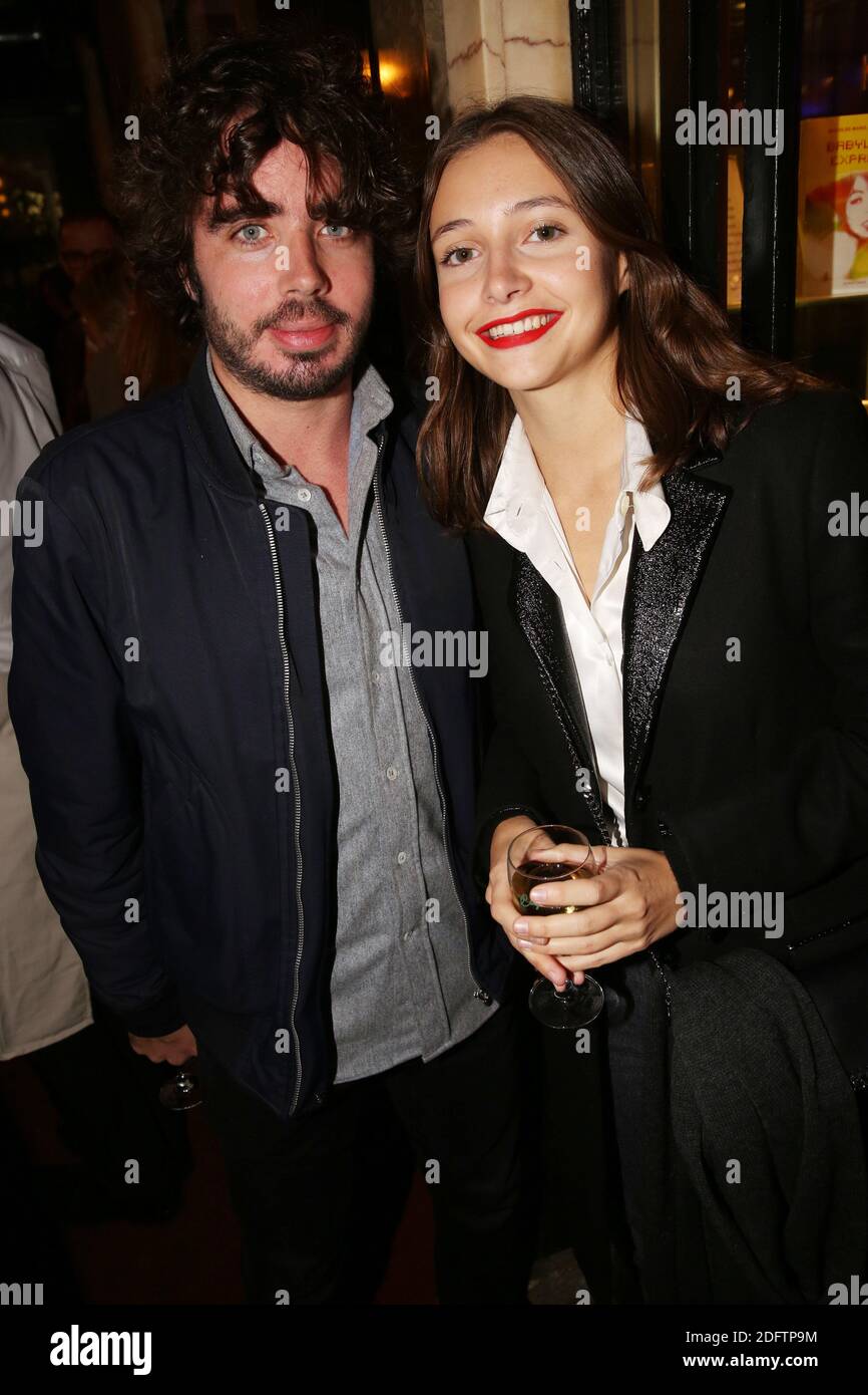 Eric Metzger and her girlfriend Marie attending the Prix De Flore 2018 ...