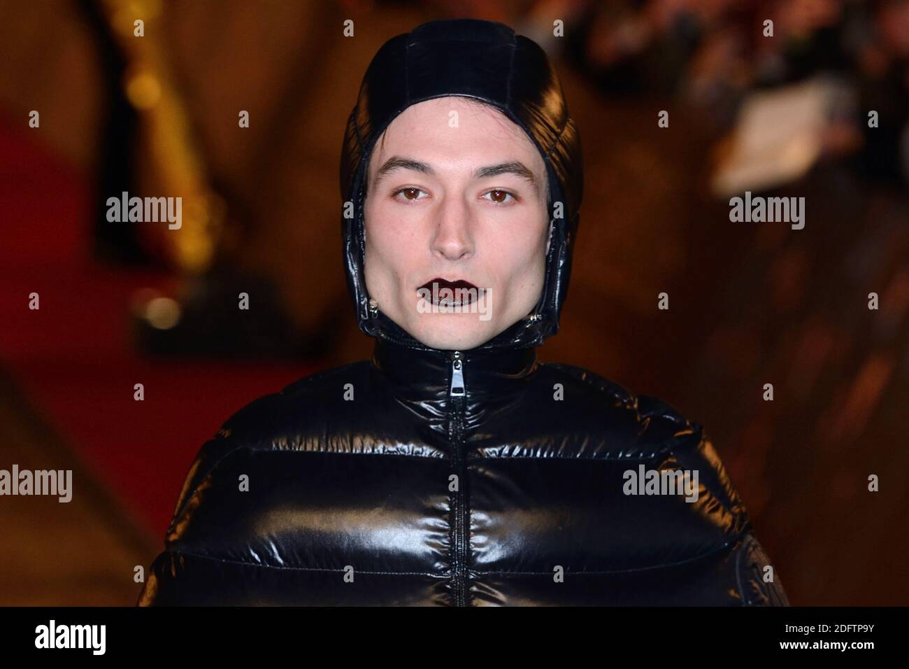 Ezra Miller attending the Fantastic Beasts: The Crimes Of Grindelwald ...