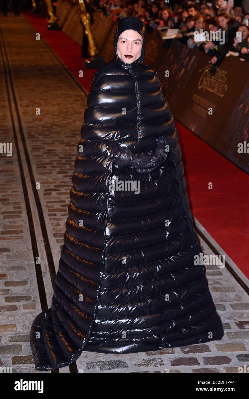 Ezra Miller attending the Fantastic Beasts: The Crimes Of Grindelwald ...