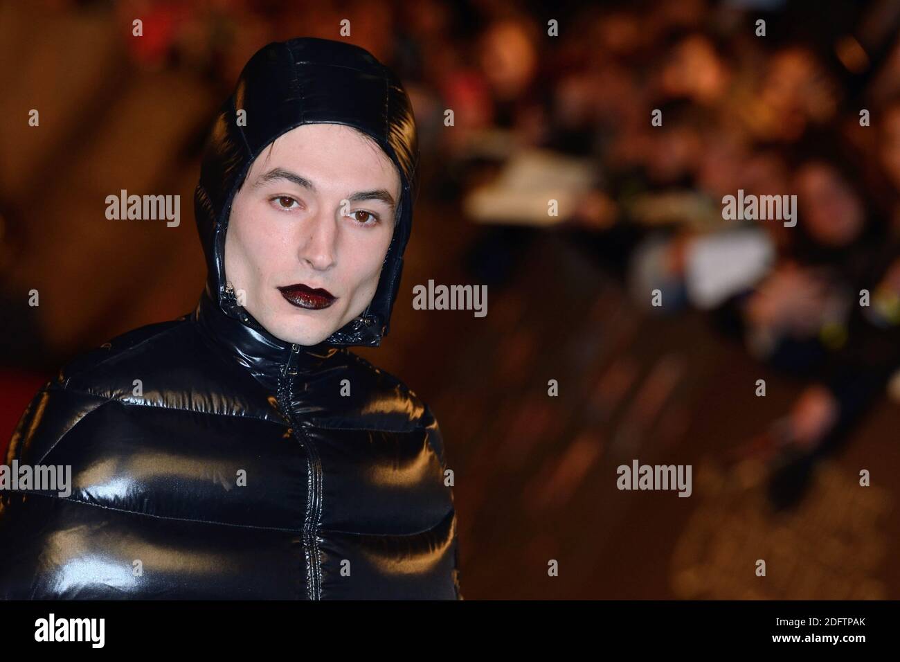 Ezra Miller attending the Fantastic Beasts: The Crimes Of Grindelwald ...