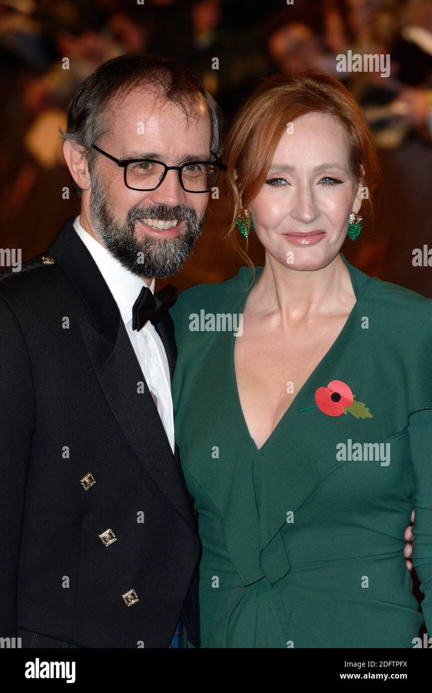 J.K Rowling and Neil Michael Murray attending the Fantastic Beasts: The ...