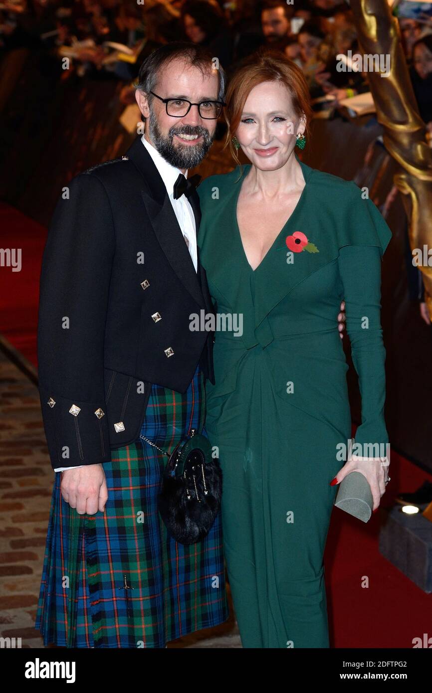 J.K Rowling and Neil Michael Murray attending the Fantastic Beasts: The ...