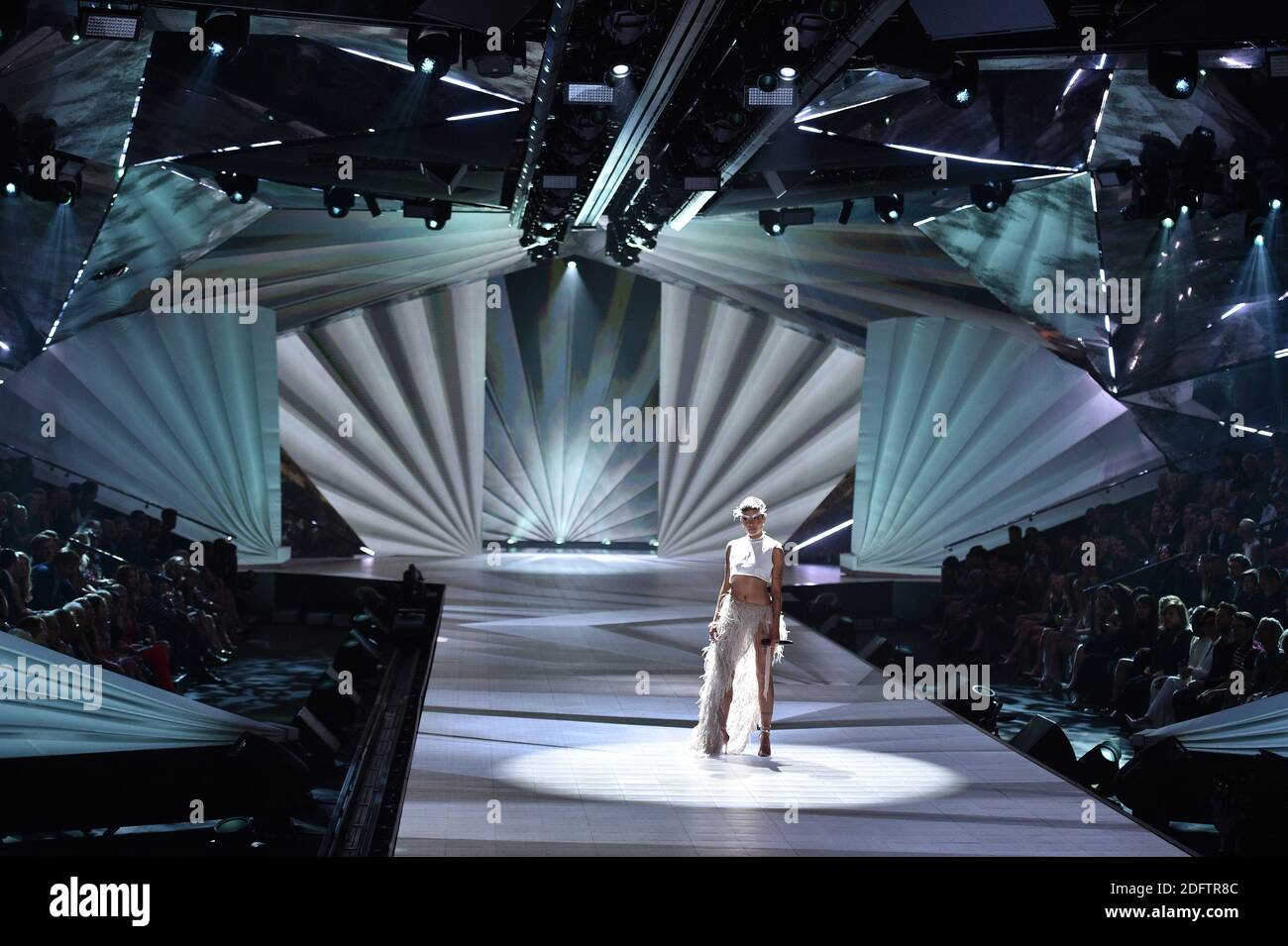 Halsey performs at the 2018 Victoria's Secret Fashion Show at Pier 94 ...