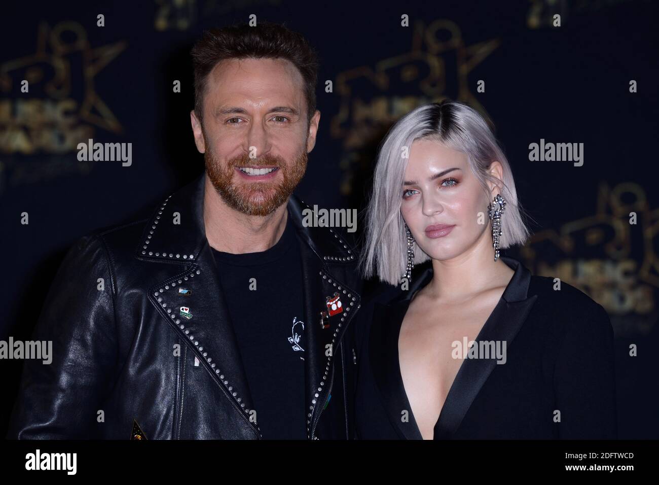 David Guetta and Anne-Marie Nicholson attending the 20th NRJ Music ...