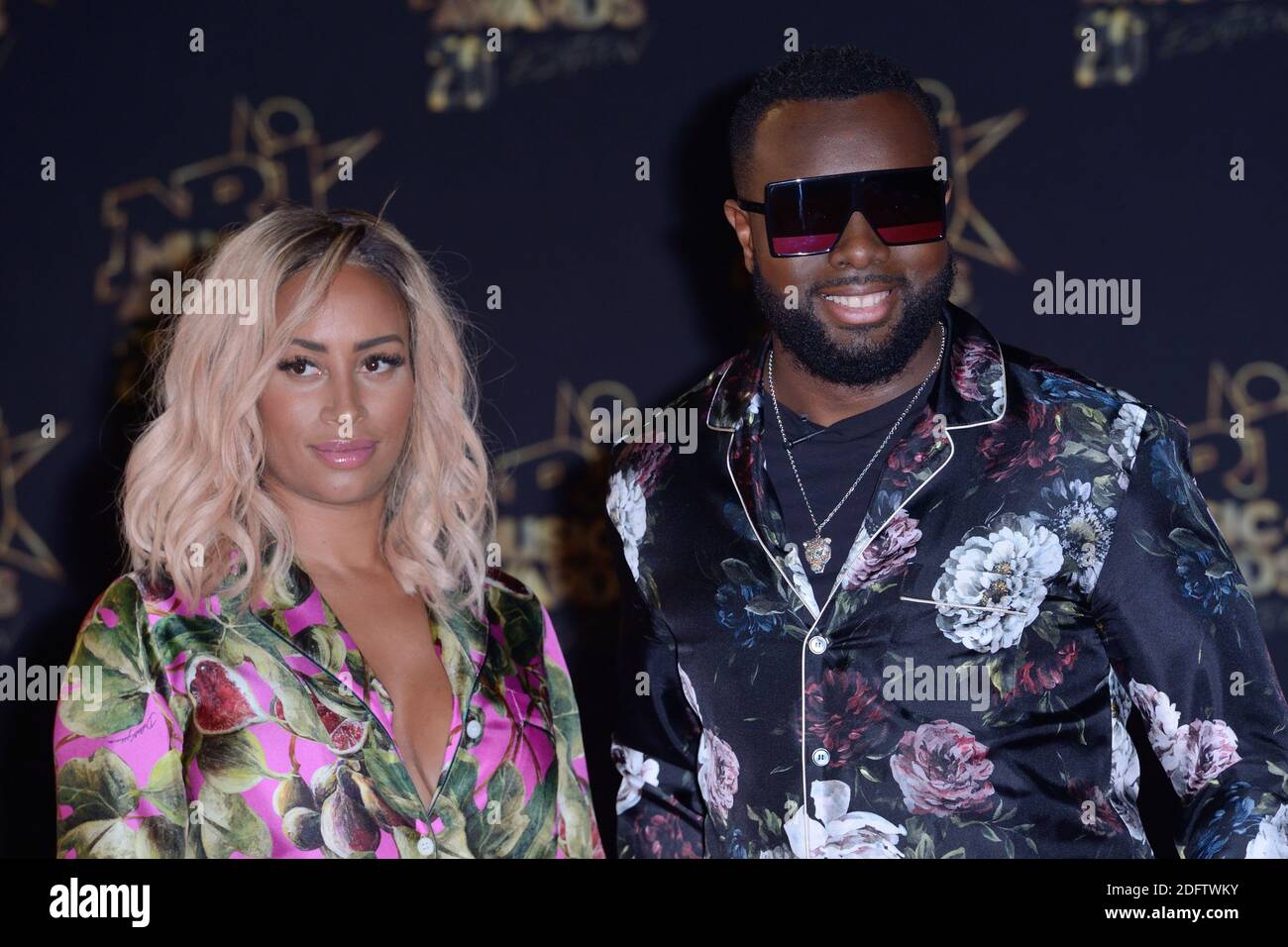 DemDem and Maitre Gims attending the 20th NRJ Music Awards at the ...