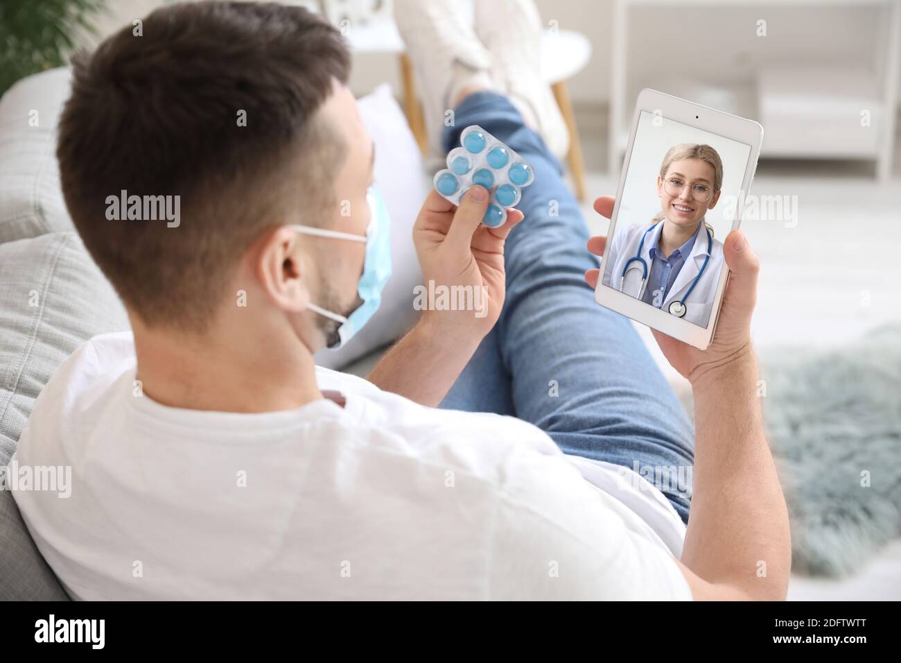Sick patient getting consultation hi-res stock photography and images ...