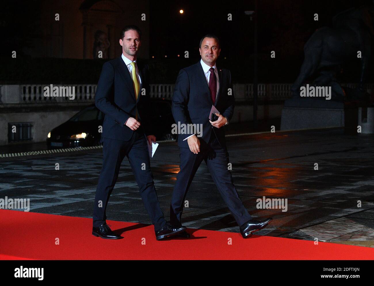 Prime Minister of Luxembourg Xabier Better and husband Gauthier ...