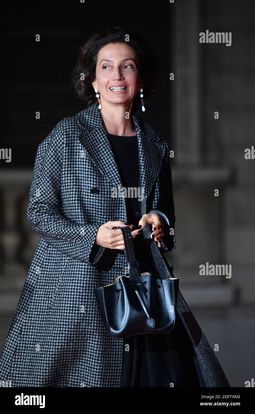 Audrey Azoulay, UNESCO's general-Secretary arriving on eve of the ...