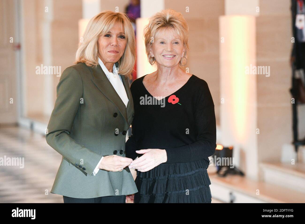 French President's wife Brigitte Macron welcomes New Zealand's vice ...