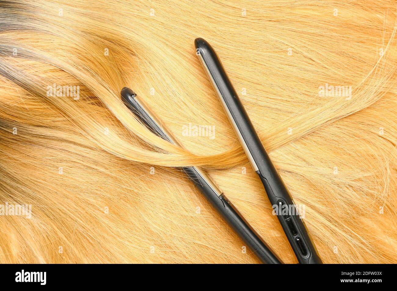 Hot straightening hi-res stock photography and images - Alamy