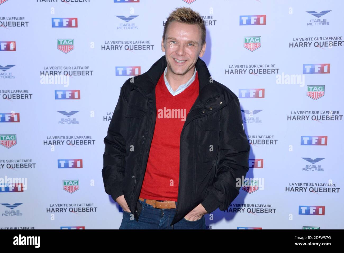 Humorist Jean-Philippe Janssens aka Jeanfi attending the Premiere of ...