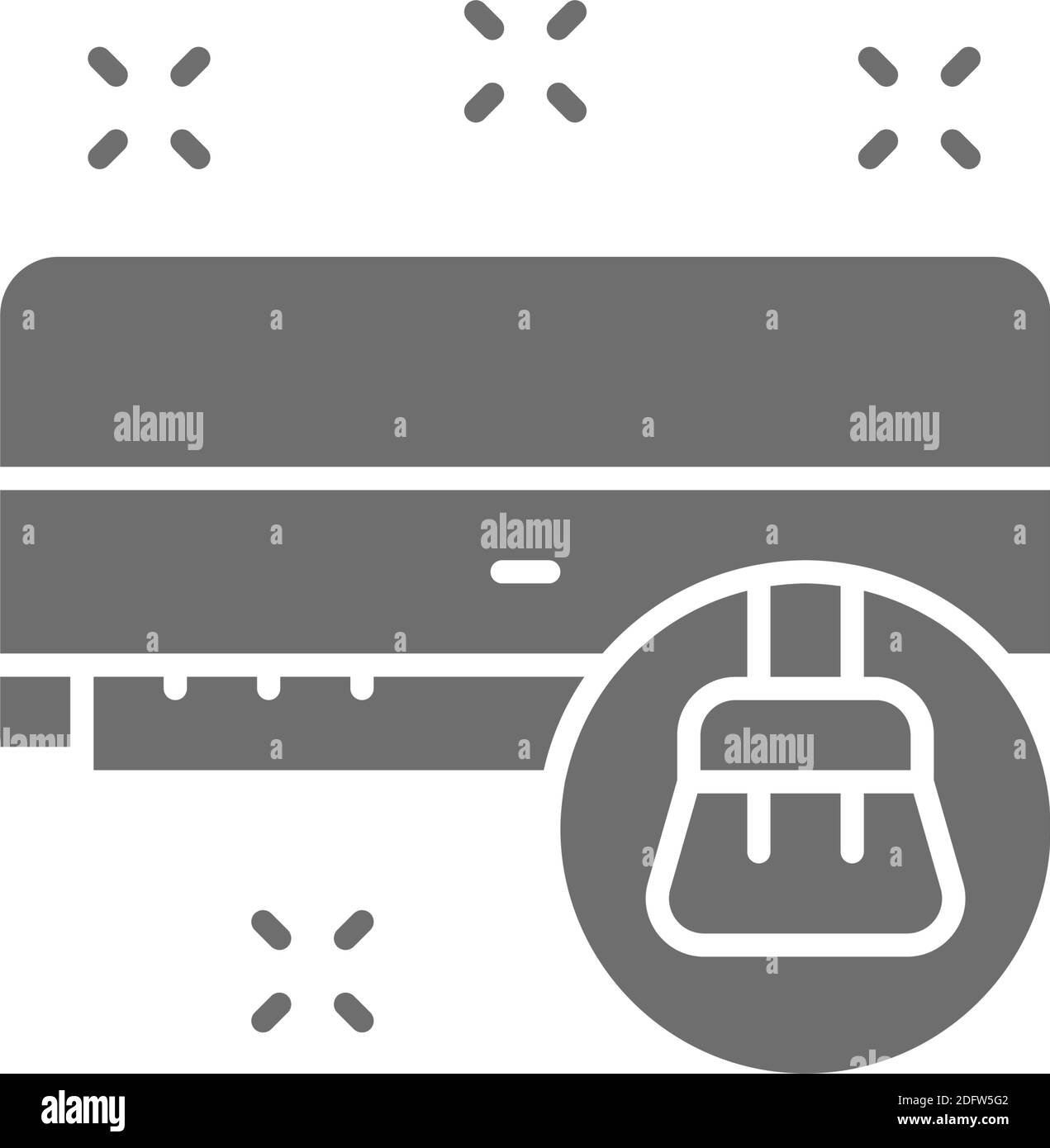 Cooling air conditioner condenser Stock Vector Images - Alamy