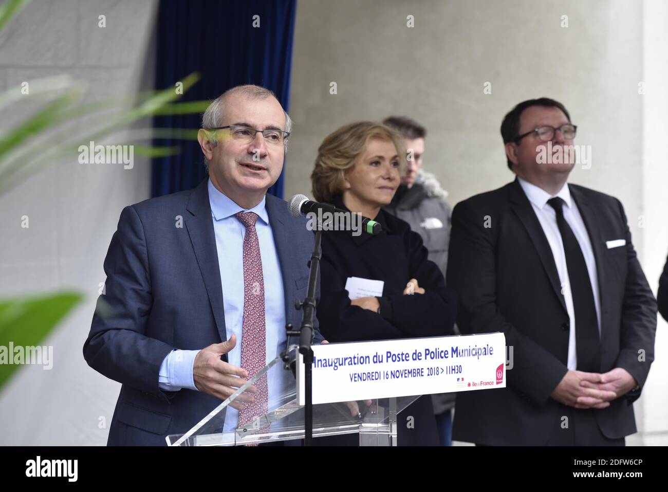 Val De Marne prefet Laurent Prevost during the opening of new police ...