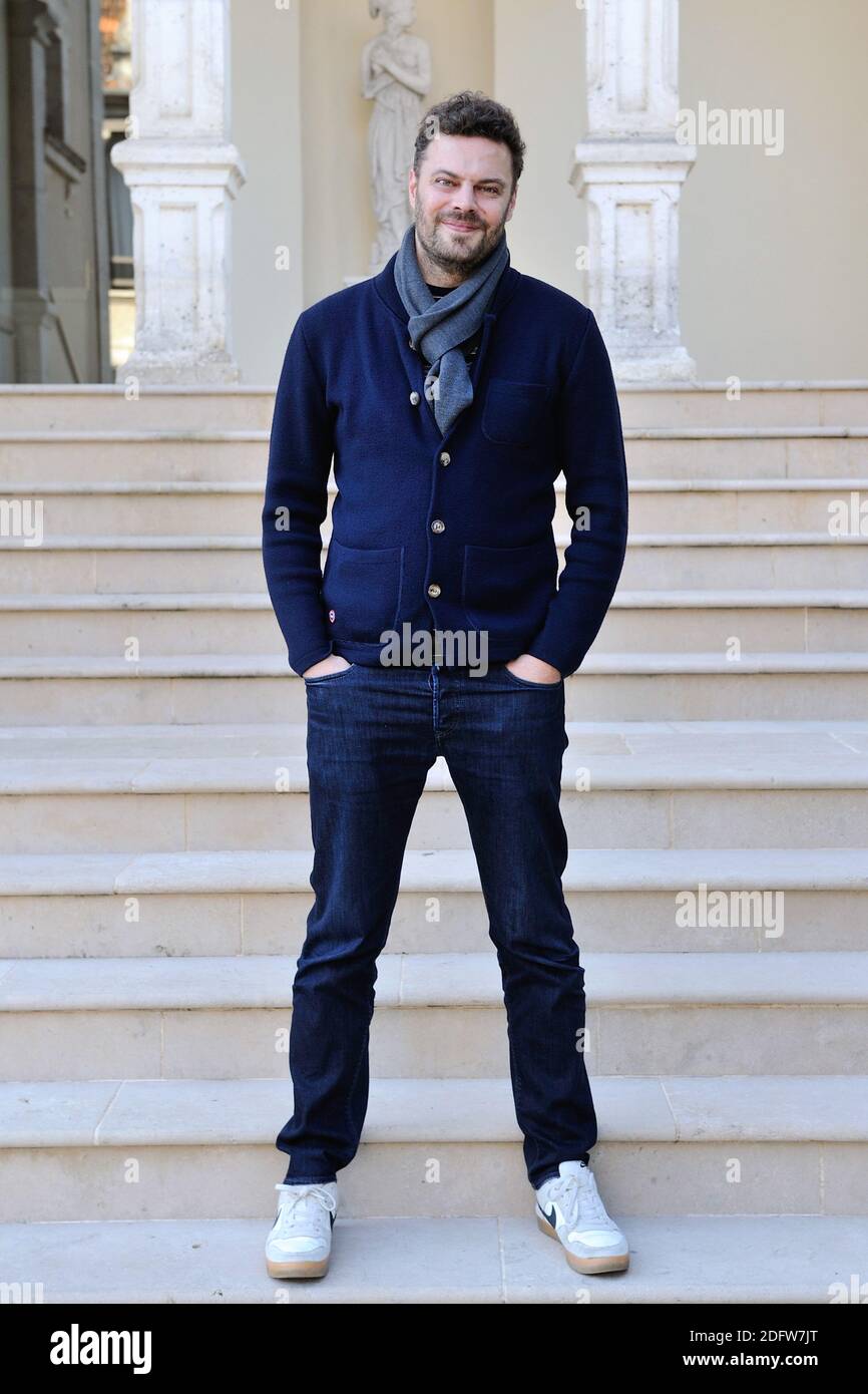 Antoine Blossier assiste a la premiere du film Remi Sans Famille lors ...