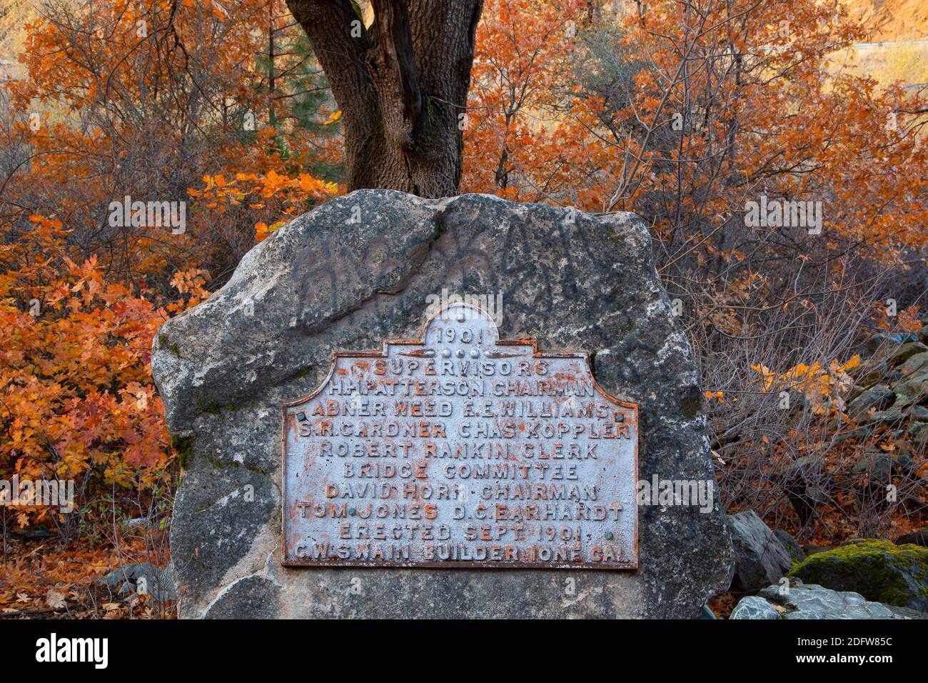 Historic Klamath River - Ash Creek Bridge plaque, Klamath Wild and ...