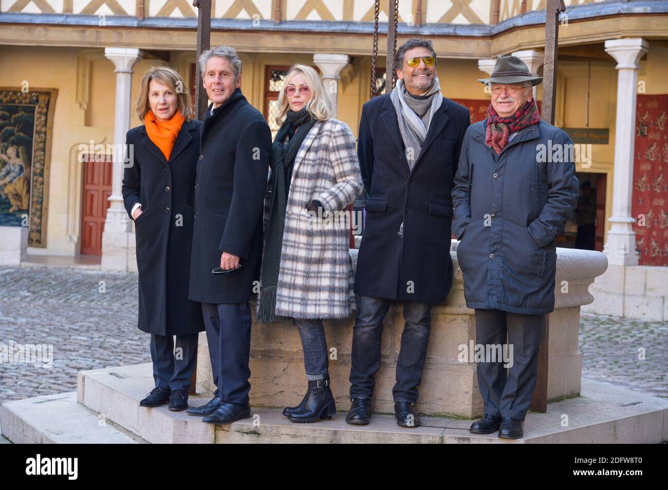 Nathalie Baye, Emmanuelle Beart, Pascal Elbe, Erik Orsenna attending ...
