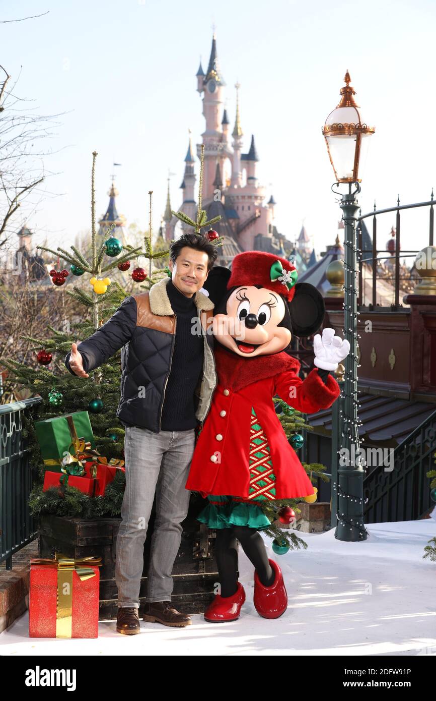Frederic Chau attending the 'Joyeux Mickey' event at Disneyland Paris ...