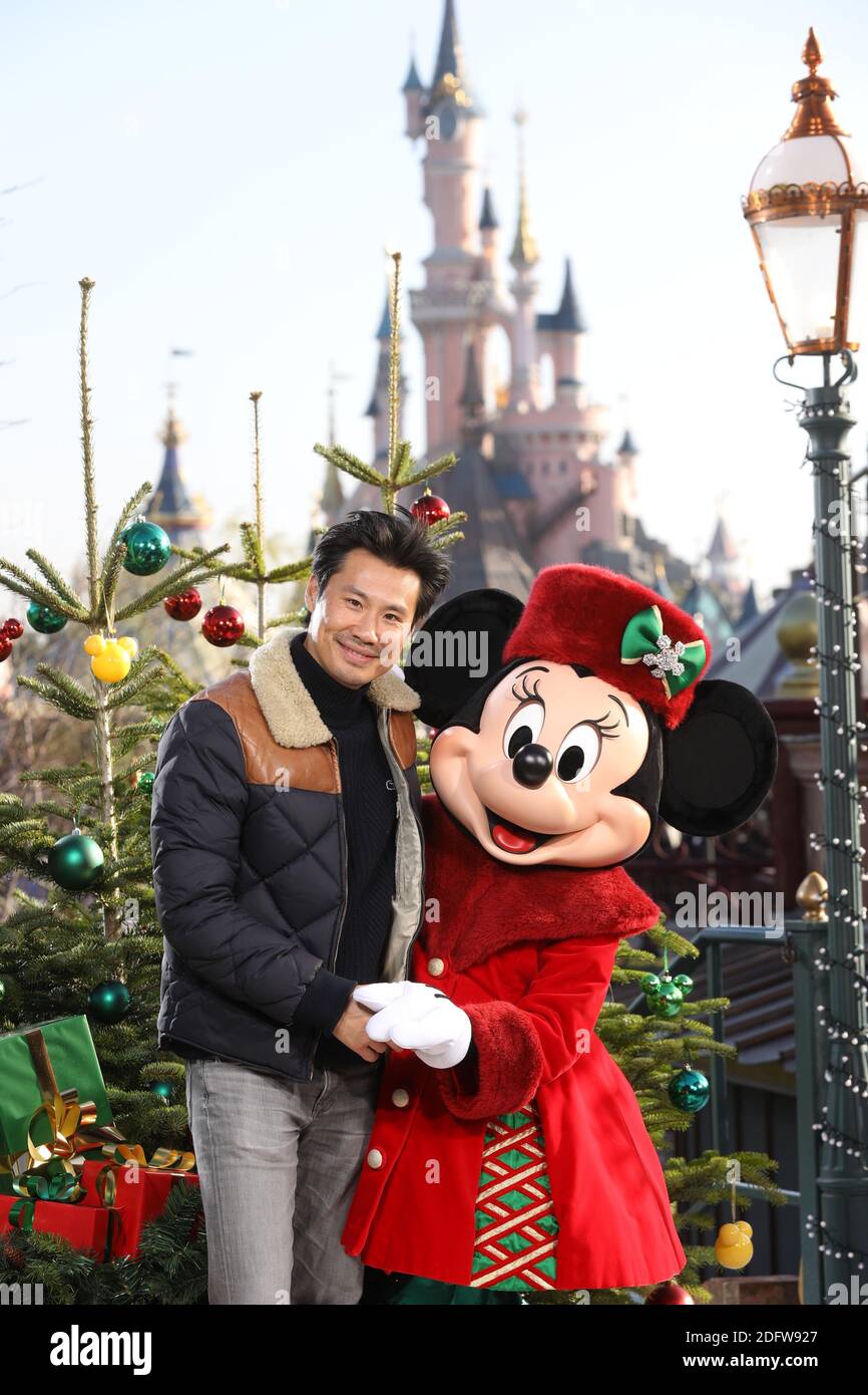 Frederic Chau attending the 'Joyeux Mickey' event at Disneyland Paris ...