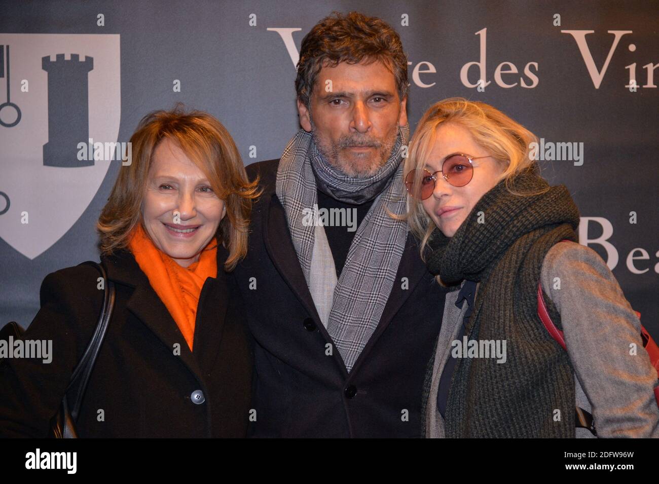Nathalie Baye, Pascal Elbe, Emmanuelle Beart attending the 158th ...