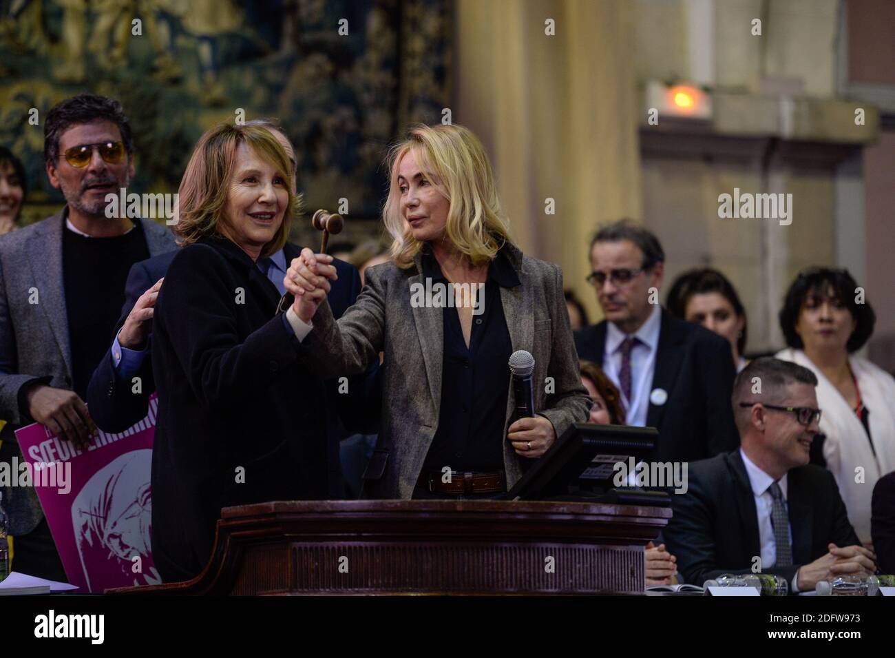 Pascal Elbe, Emmanuelle Beart, Nathalie Baye attending the 158th ...
