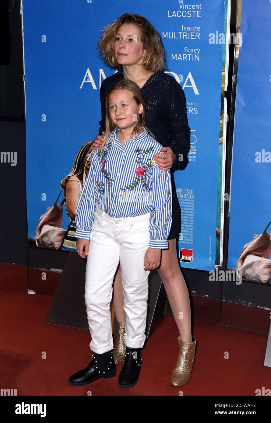 Isaure Multrier and Ophelia Kolb attending the premiere of the Amanda ...
