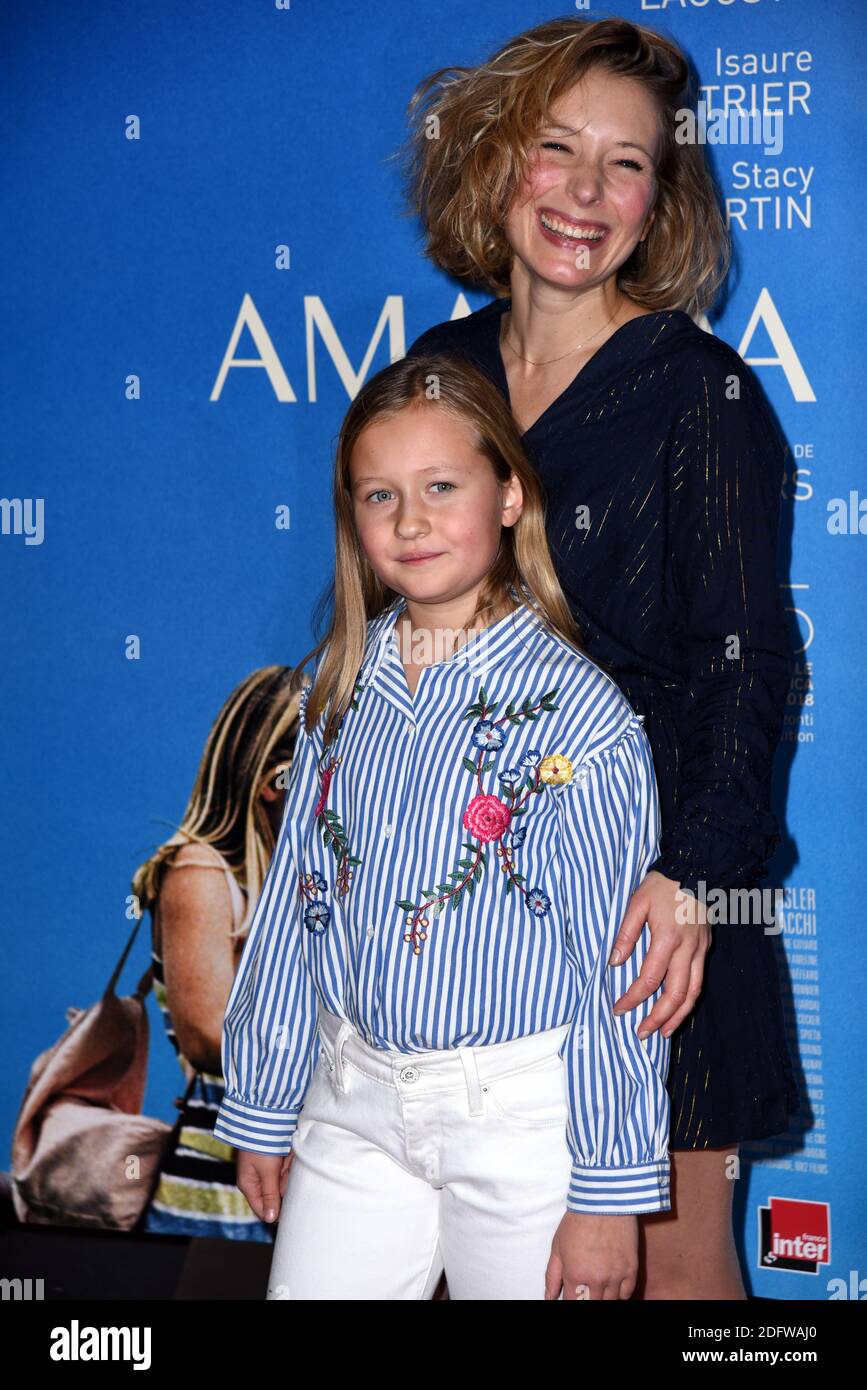 Isaure Multrier and Ophelia Kolb attending the premiere of the Amanda ...
