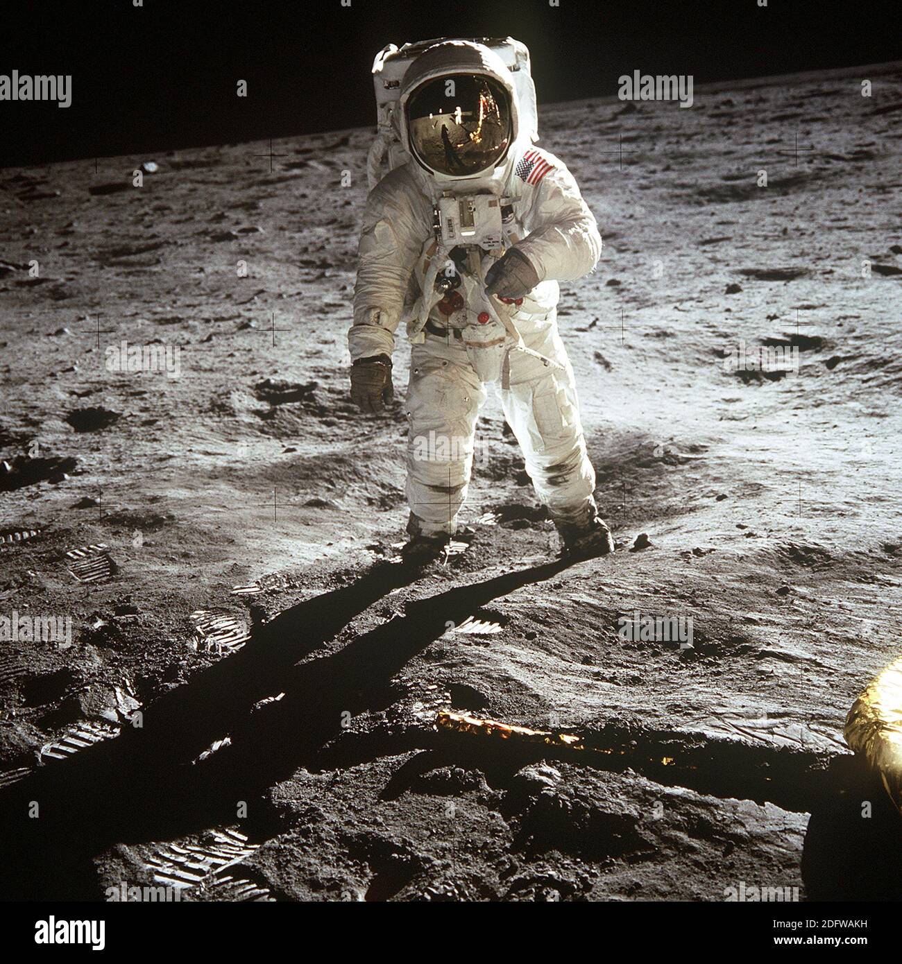 The Moon - (FILE) -- Astronaut Buzz Aldrin, lunar module pilot, walks ...