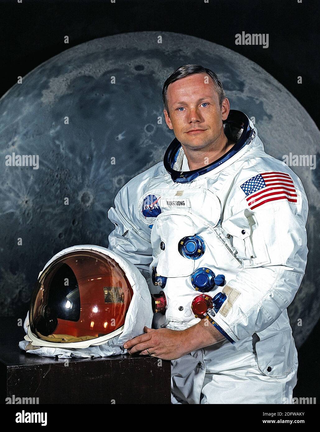 Houston, TX - File photo -- Portrait of Neil A. Armstrong, Commander of ...