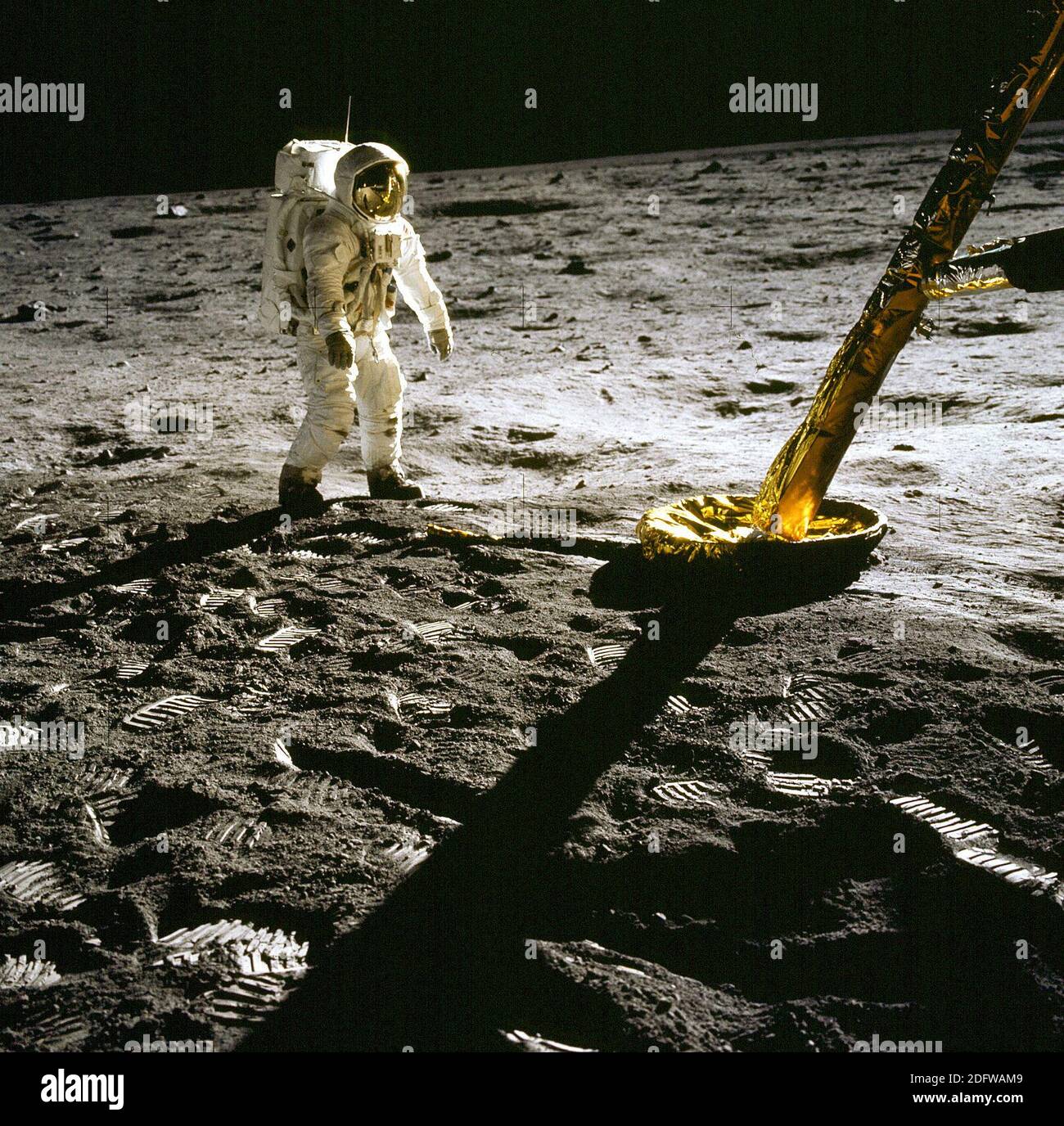 Apollo 11 Astronauts On The Moon