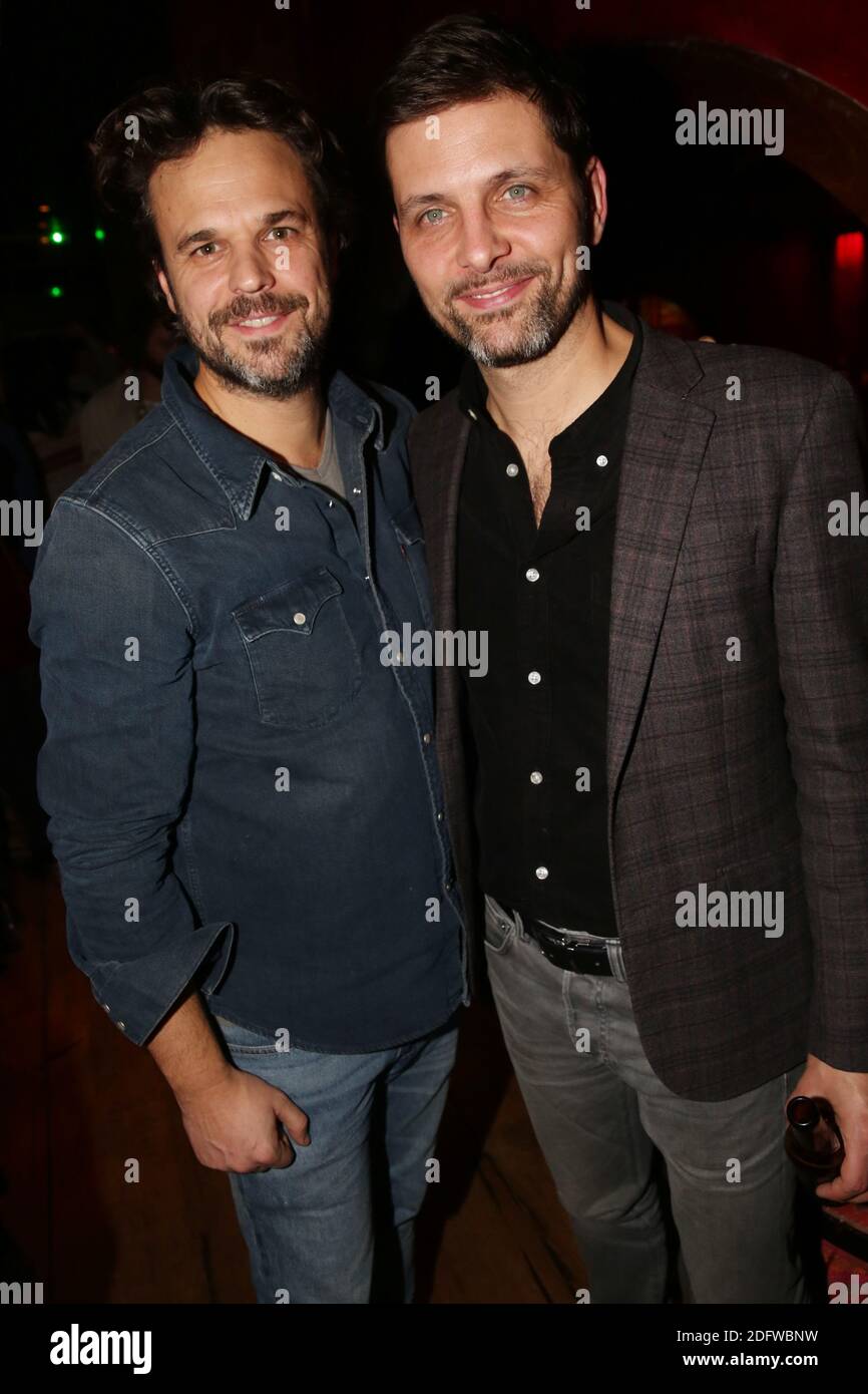 Maxime Delauney and Romain Rousseau attending Lola et ses freres After ...