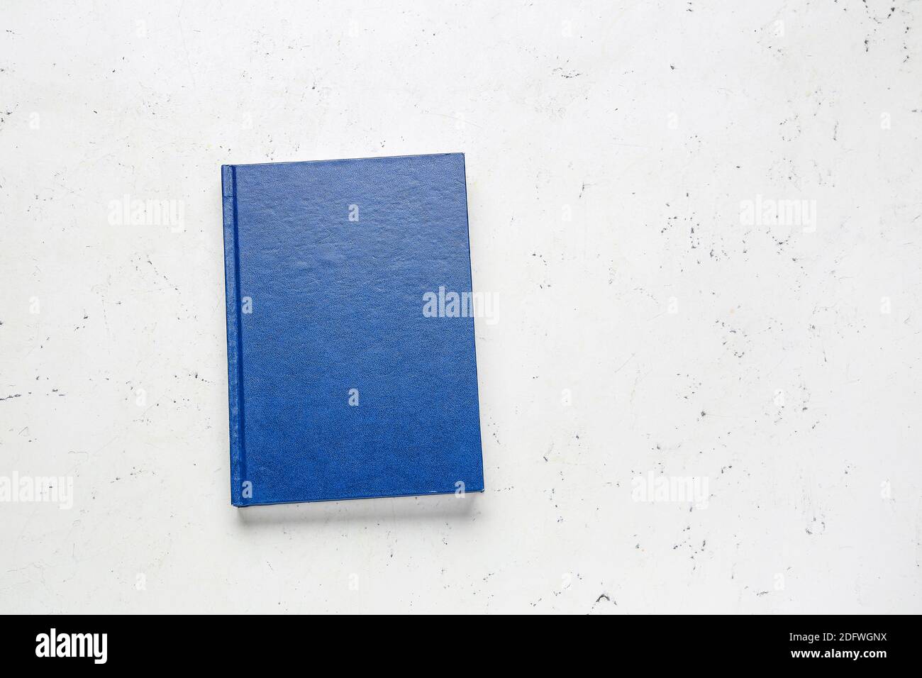 Blank book on white background Stock Photo - Alamy