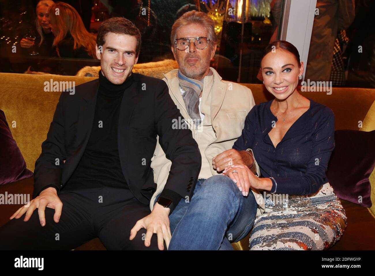Alexandre Desseigne, Dominique Desseigne et sa compagne Alexandra ...