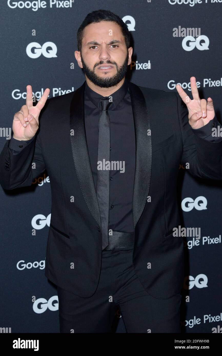 Malik Bentalha, GQ French Humorist of the year, attending the GQ Men Of ...