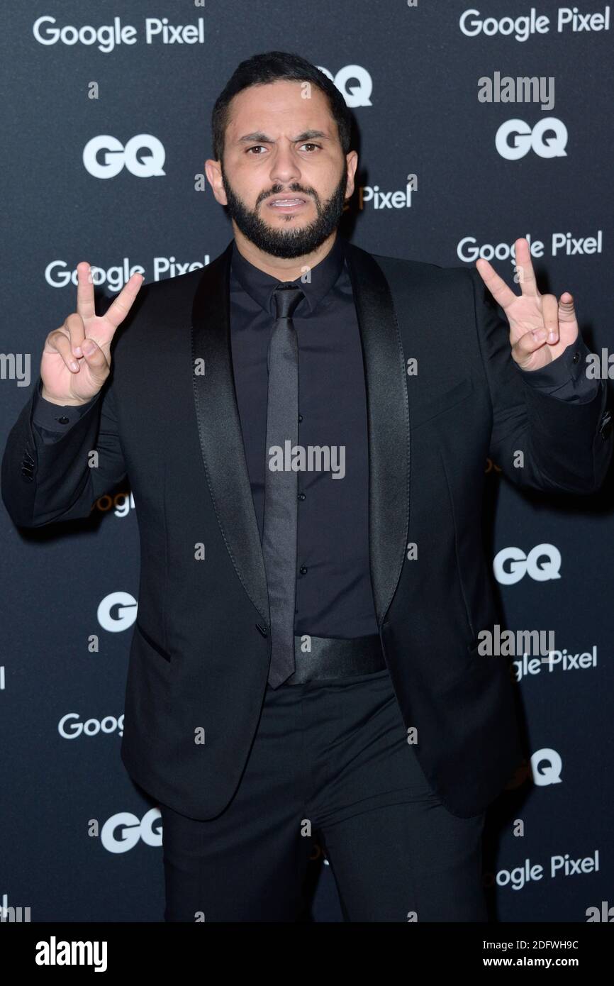 Malik Bentalha, GQ French Humorist of the year, attending the GQ Men Of ...