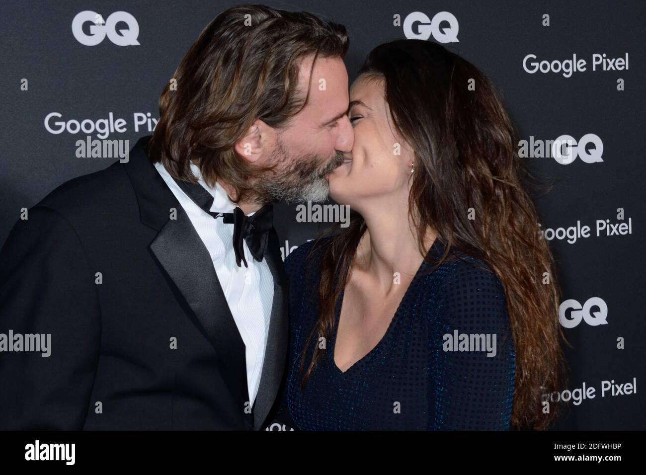 Frederic Beigbeder and his wife Lara Micheli attending the GQ Men Of The Year Awards 2018 at the ...