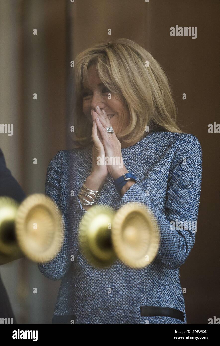 Brigitte macron portrait hi-res stock photography and images - Alamy