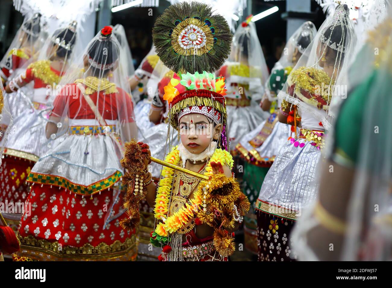 Raas Lila is part of the traditional story of Hindu God Krishna, where ...