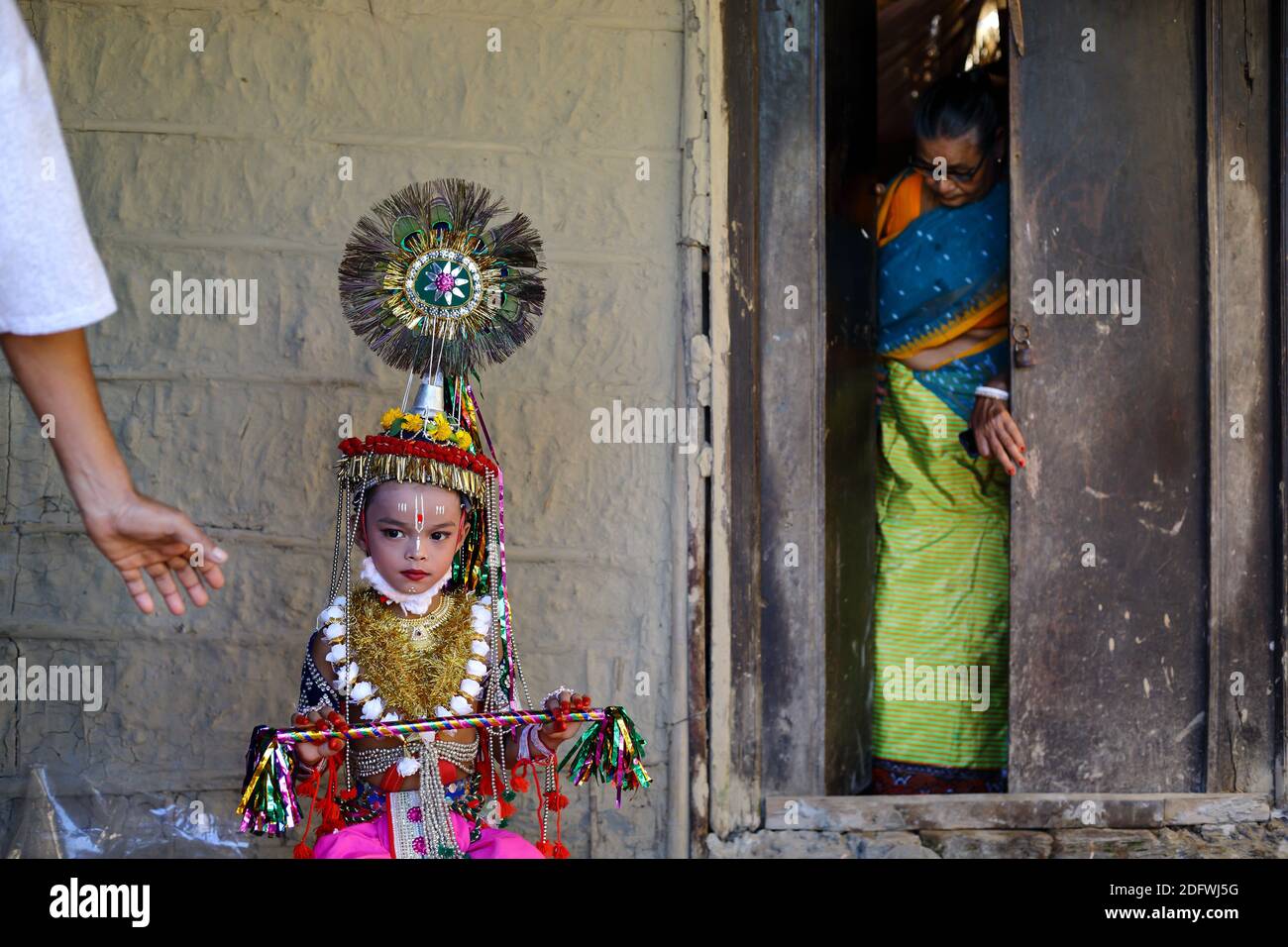 Raas Lila is part of the traditional story of Hindu God Krishna, where ...