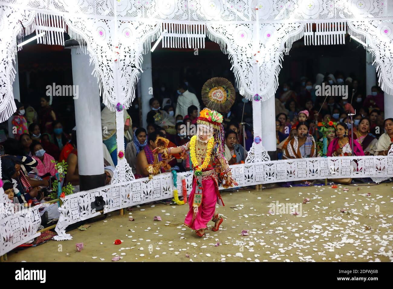 Raas Lila is part of the traditional story of Hindu God Krishna, where ...