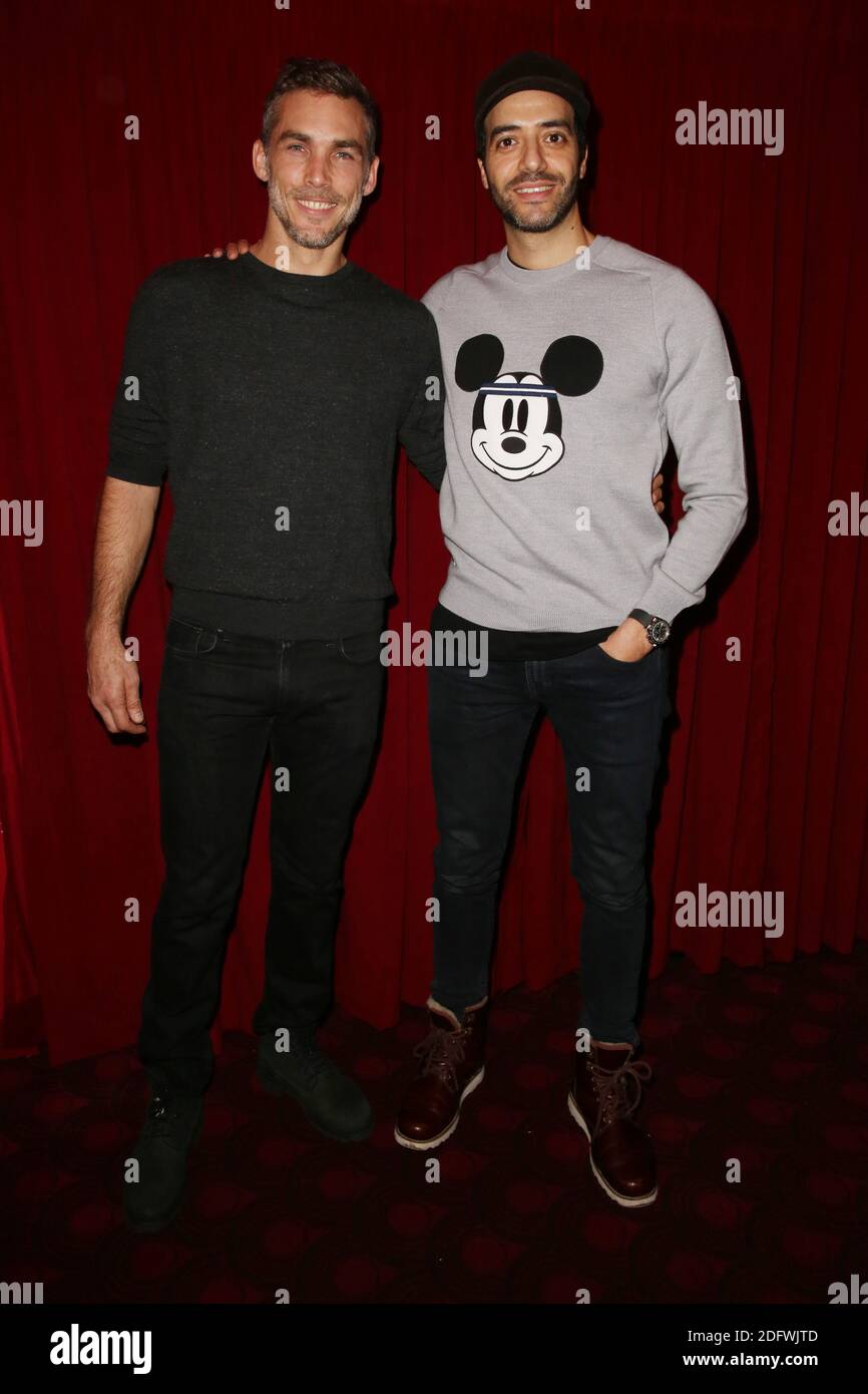 Gianni Giardinelli et Tarek Boudali lors de la soiree d'inauguration du ...