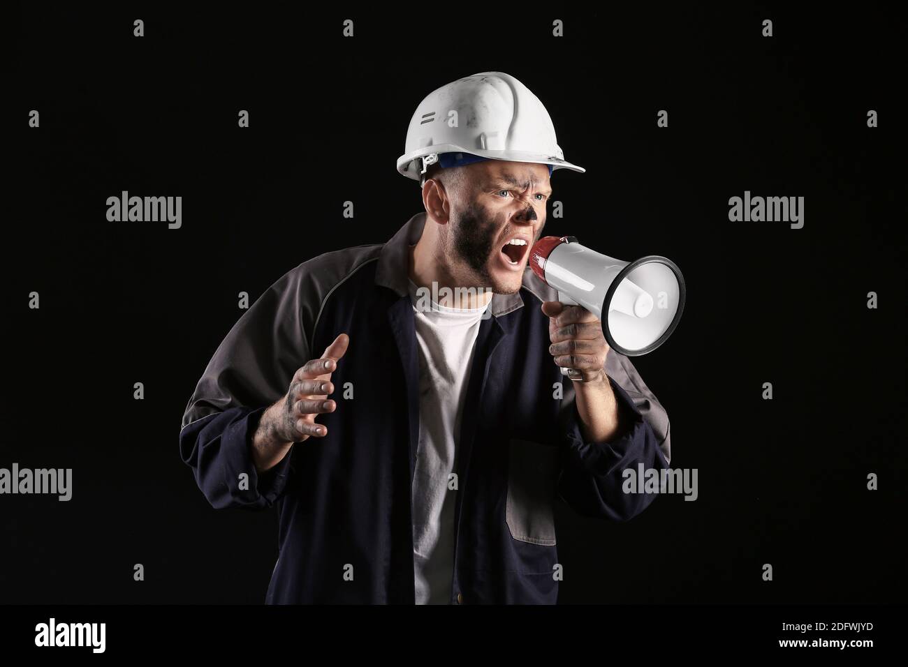 Angry miner hi-res stock photography and images - Alamy