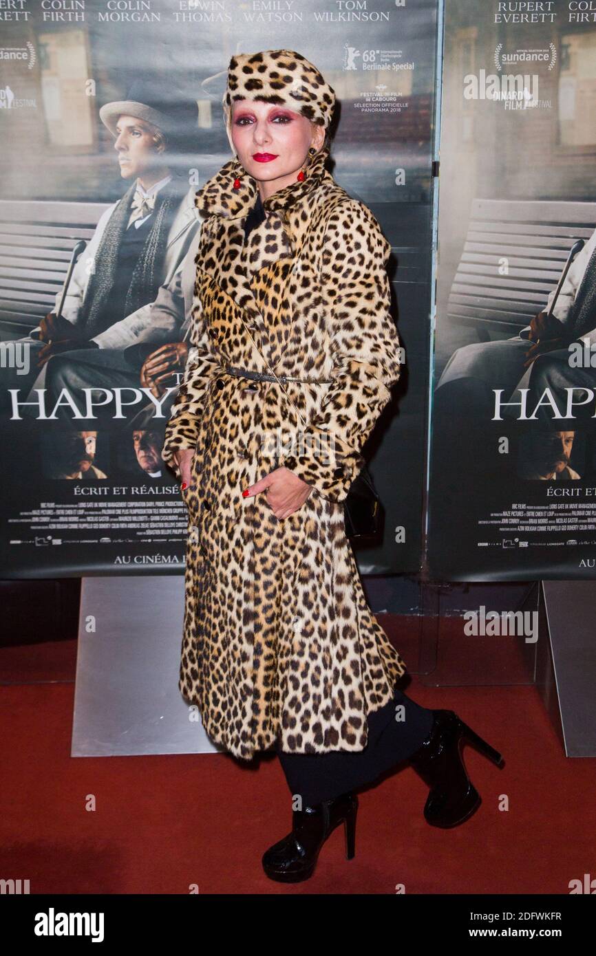 Catherine Baba attend 'The Happy Prince' Paris film premiere At UGC ...