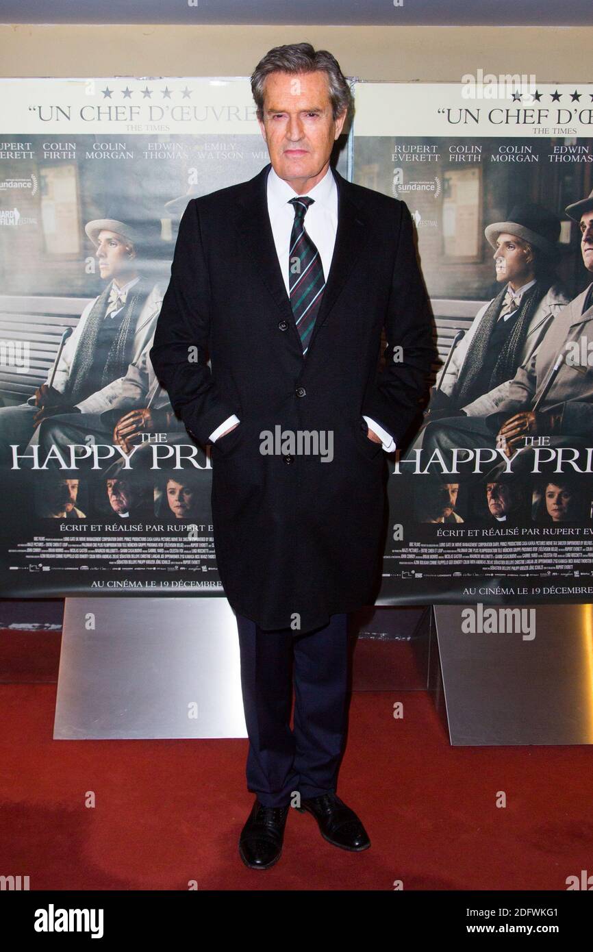 Rupert Everett attend 'The Happy Prince' Paris film premiere At UGC ...