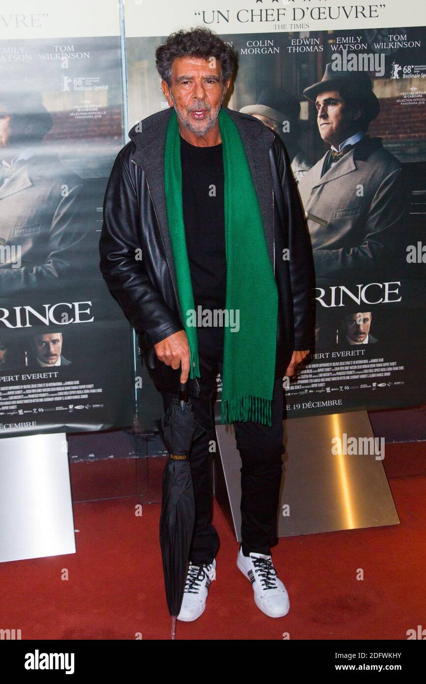 Gabriel Yared attend 'The Happy Prince' Paris film premiere At UGC Cine ...