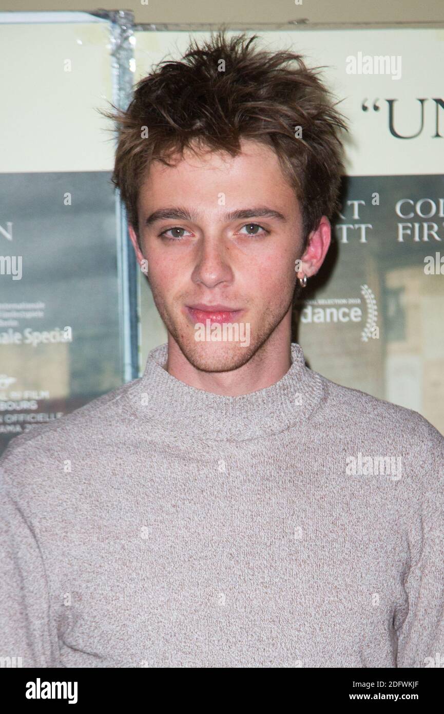 Benjamin Voisin attend 'The Happy Prince' Paris film premiere At UGC ...