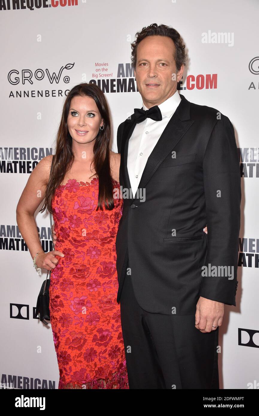 Vince Vaughn and Kyla Vaughn attend the 32nd American Cinematheque ...