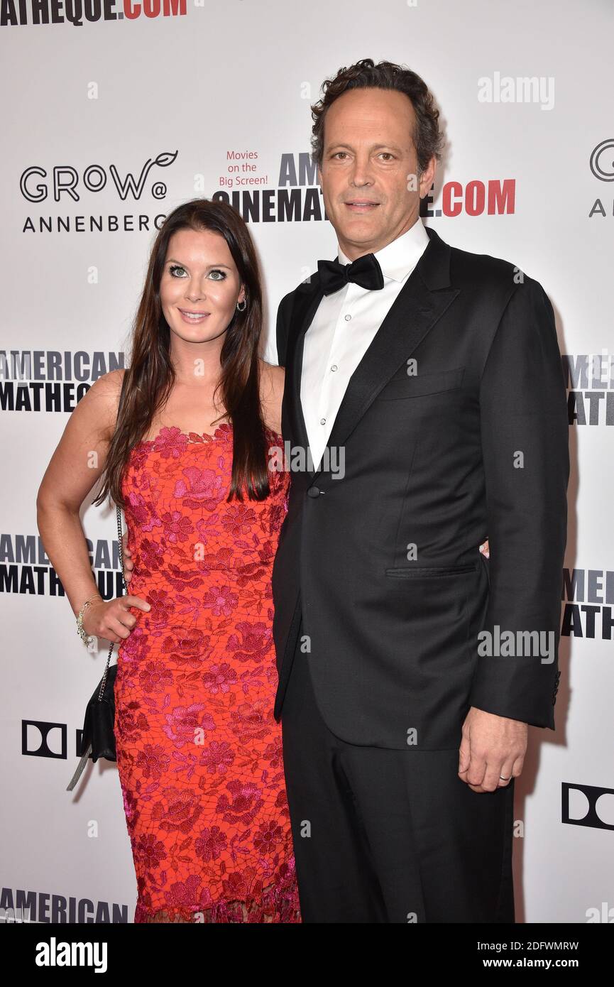 Vince Vaughn and Kyla Vaughn attend the 32nd American Cinematheque ...