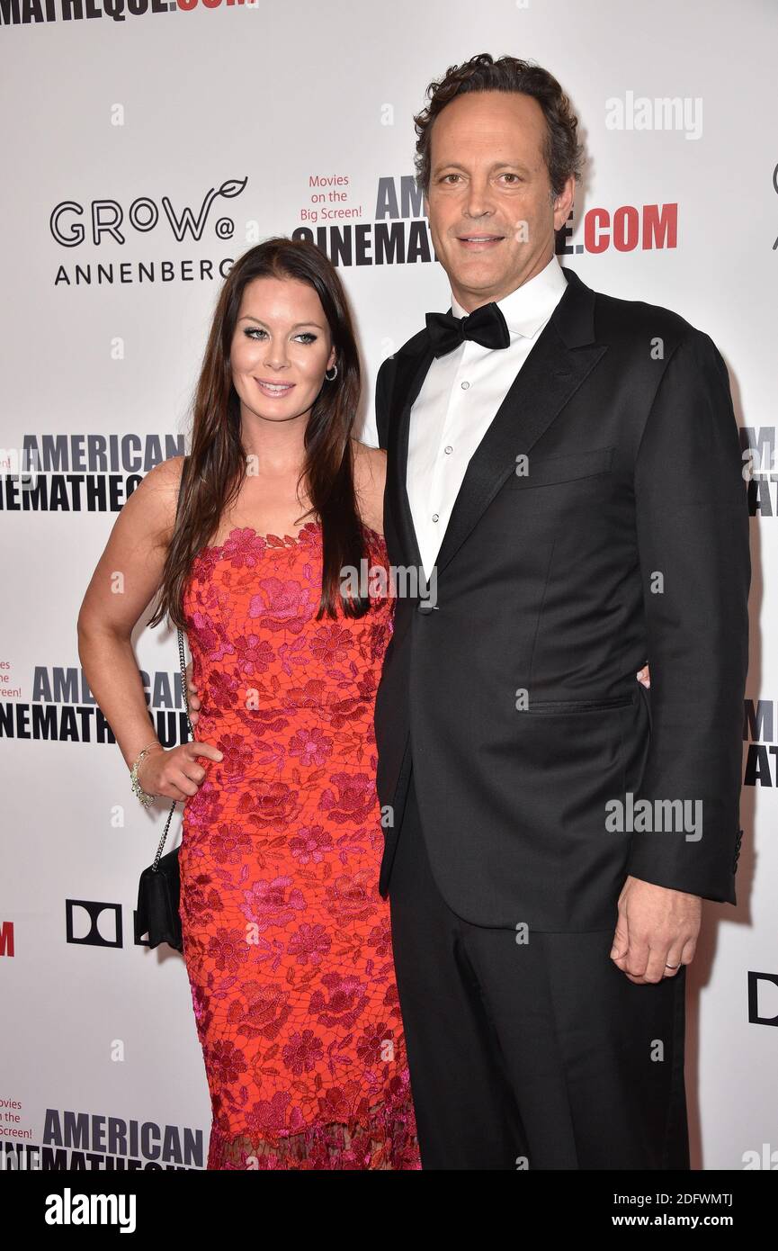 Vince Vaughn and Kyla Vaughn attend the 32nd American Cinematheque ...